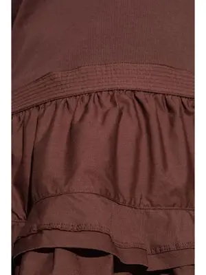 Ulla Johnson Tilda Cotton Mini Dress - Brown