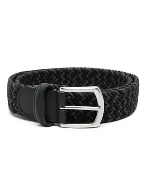 Anderson's Woven Elasticated Belt - Black