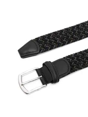 Anderson's Woven Elasticated Belt - Black