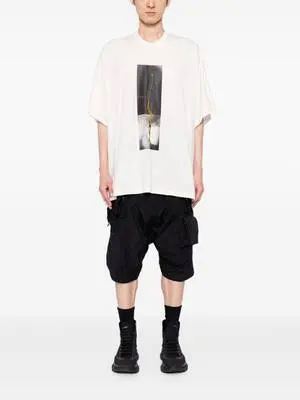 JULIUS Mid-rise Cargo Shorts - Black