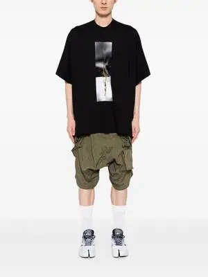 JULIUS Mid-rise Cargo Shorts - Green