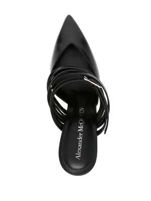 Alexander McQueen 95mm Leather Mules