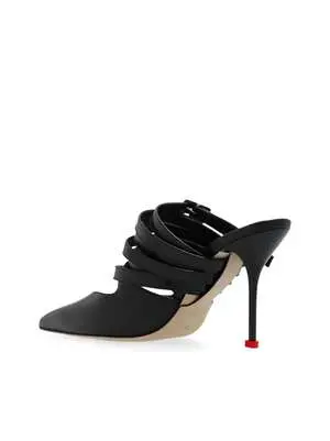 Alexander McQueen 95mm Leather Mules
