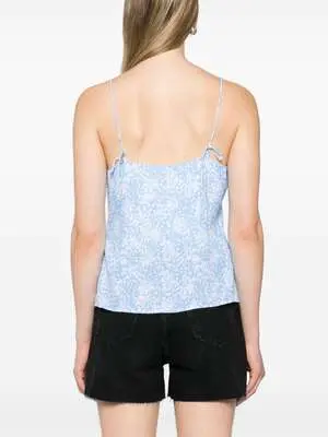 Calvin Klein Floral-print Crepe Blouse