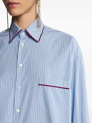 Etro Striped Cotton Poplin Shirt
