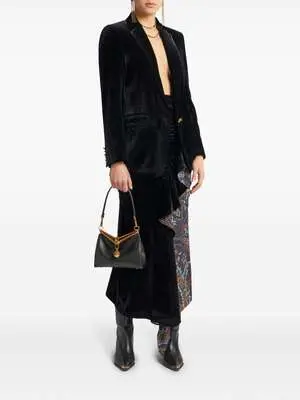 Etro Asymmetric Paisley-print Midi Skirt