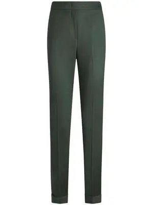 Etro Cropped Wool Trousers