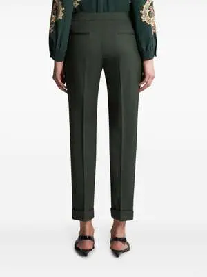 Etro Cropped Wool Trousers