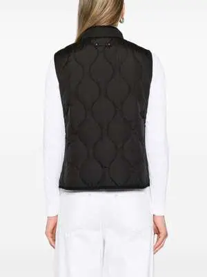 Ralph Lauren Mock-neck Quilted Gilet - Black