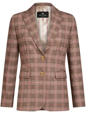 Etro Checked Blazers For Women