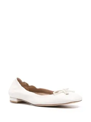 STUART WEITZMAN Bria Ballerinas - White