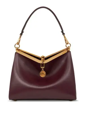 Etro Medium Vela Bag In Calf Leather - Red