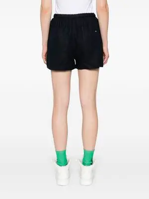 Tommy Hilfiger High-waist Straight-leg Thigh-length Shorts - Blue
