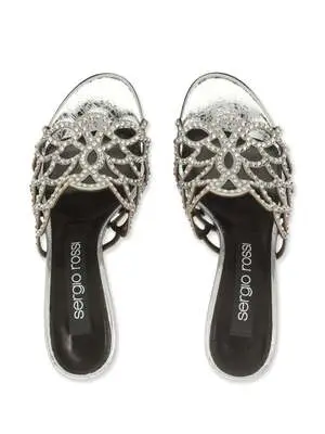 SERGIO ROSSI Mermaid 90mm Mules