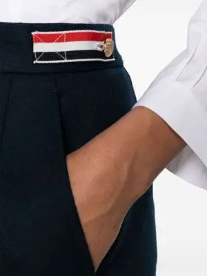 Thom Browne High-waist Midi Skirt - Blue
