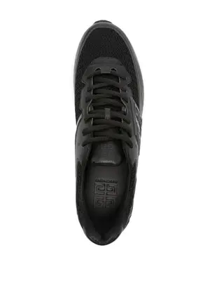 Givenchy Nftnty-52 Leather Sneakers - Black