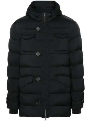 Herno Hooded Puffer Jacket - Black
