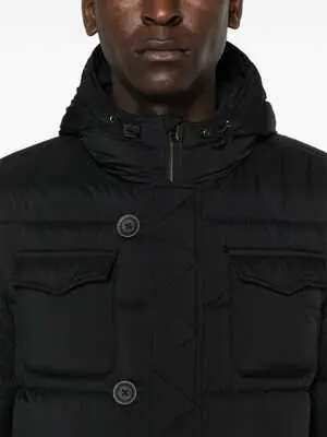 Herno Hooded Puffer Jacket - Black