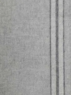 Brunello Cucinelli Silk Scarf - Grey