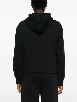 Calvin Klein Raised-logo Zip-up Hoodie