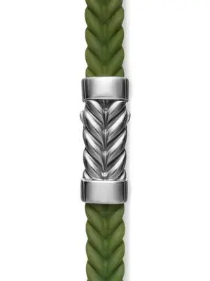 David Yurman Chevron Sterling Bracelet - Silver