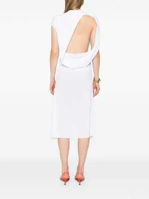 Jacquemus La Robe Salerno Midi Dress - White