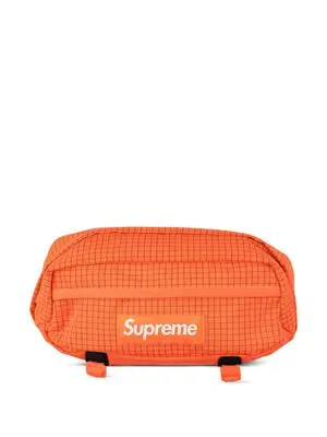 Supreme Box Logo Ripstop Waist Bag - Orange
