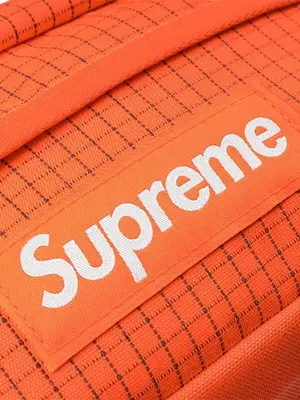 Supreme Box Logo Ripstop Waist Bag - Orange