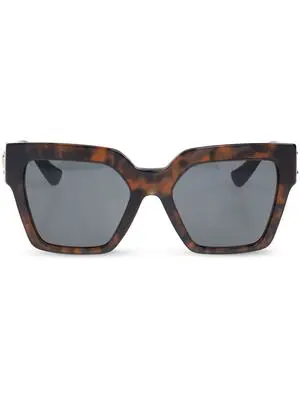 Versace Square-frame Sunglasses - Brown