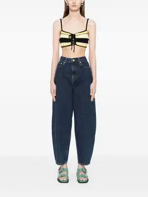 GANNI Organic Cotton Balloon Jeans