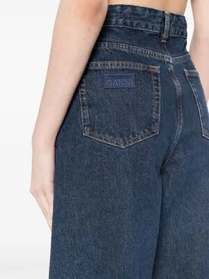 GANNI Organic Cotton Balloon Jeans