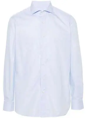 LUIGI BORRELLI Checked Cotton Shirt