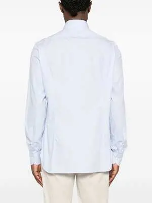 LUIGI BORRELLI Checked Cotton Shirt