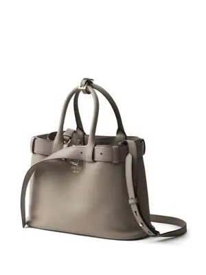 Prada Medium Buckle Tote Bag - Grey