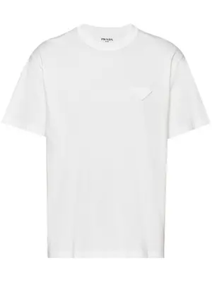 Prada Triangle-logo Cotton T-shirt