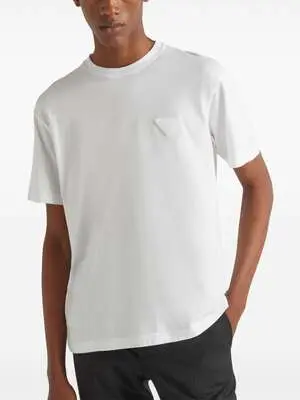Prada Triangle-logo Cotton T-shirt