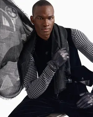 Giorgio Armani Single-pleat Velvet Cargo Trousers