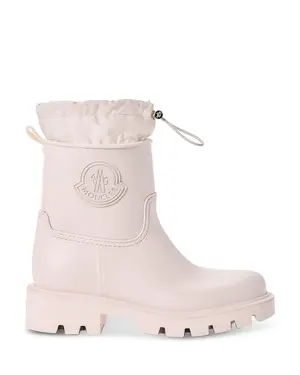 Moncler Kickstream Rain Booties - White