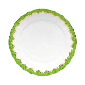 HEREND Rothschild Bird Service Plate - Green