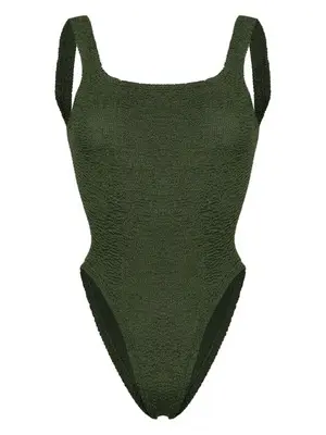 Hunza G Hunza G Square-Neck Swimsuit Green