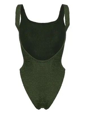 Hunza G Square-neck Swimsuit - Green