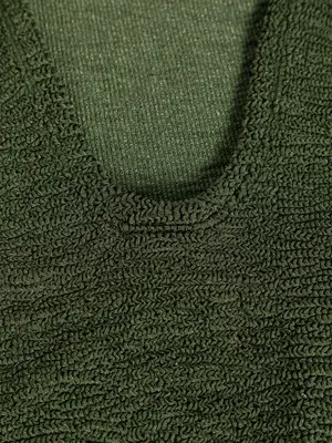 Hunza G Square-neck Swimsuit - Green