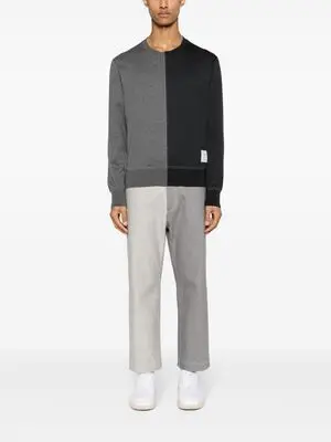 Thom Browne Colour-block Cotton Jumper