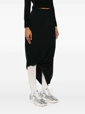 MAISON MARGIELA Asymmetric Draped Midi Skirt