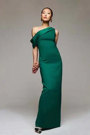 Sachin & Babi Draped Evening Dresses