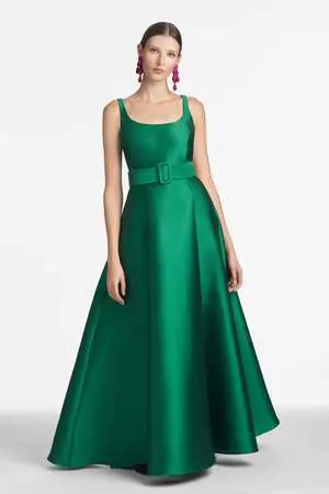Sachin & Babi Kruse Gown - Emerald