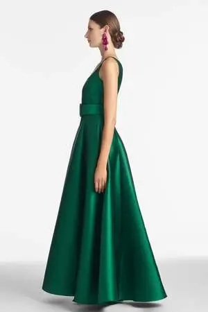 Sachin & Babi Kruse Gown - Emerald