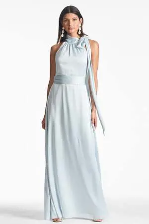 Tie Neck Evening Dresses