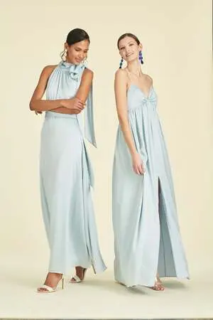 Sachin & Babi Kayla Maxi Gown - Ice Blue