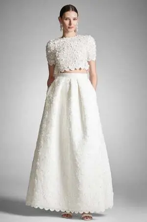 Sachin & Babi Pyaar Skirt - Ivory